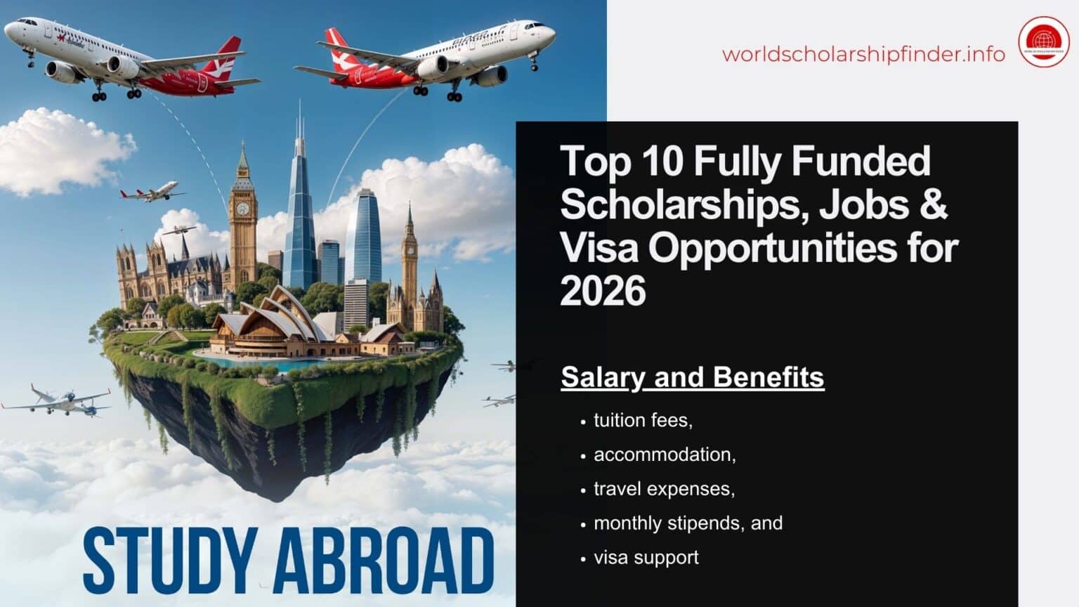 Top 10 Fully Funded Scholarships, Jobs & Visa Opportunities for 2026 ...