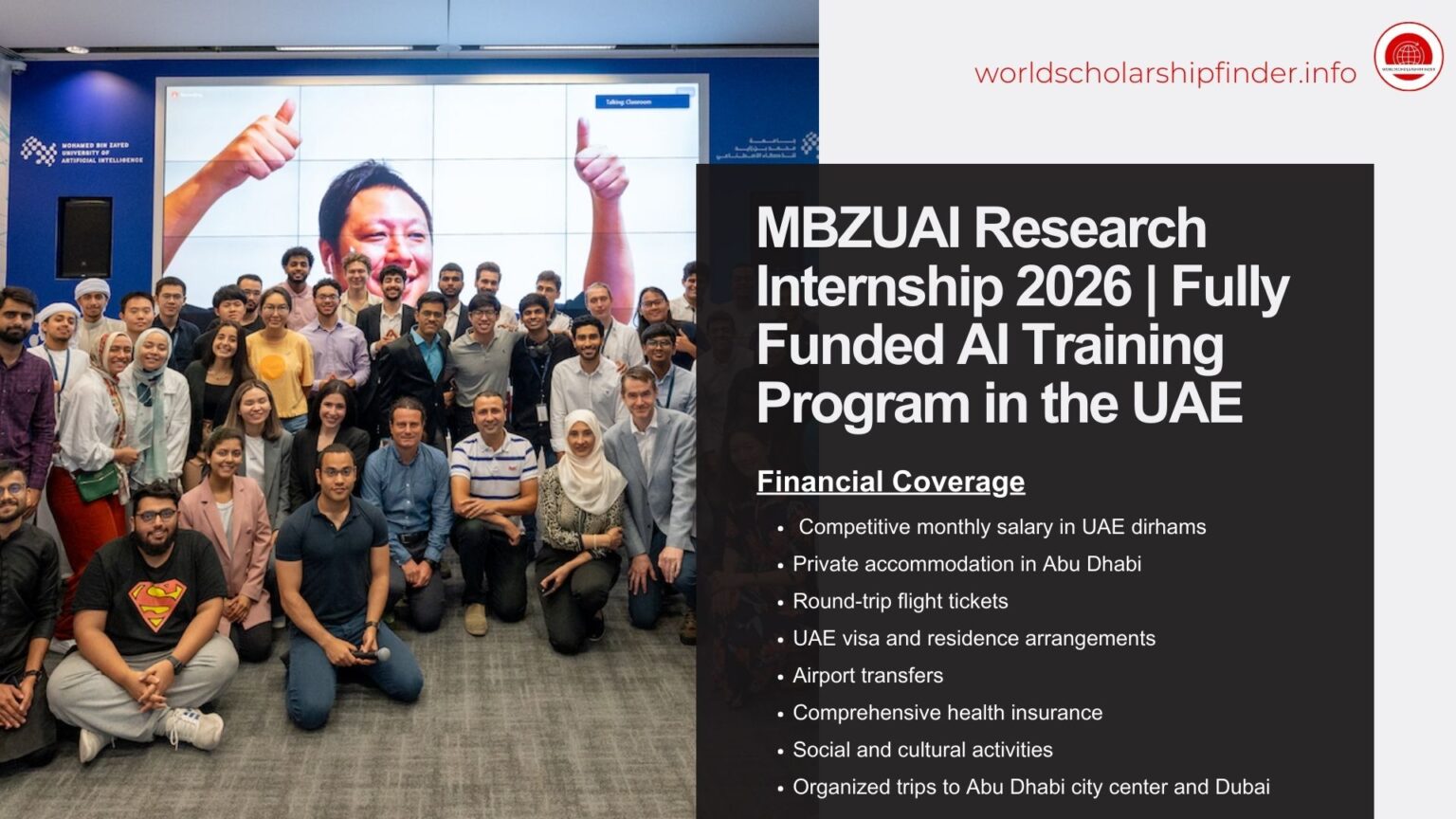MBZUAI Research Internship 2026 | Fully Funded AI Training Program in ...