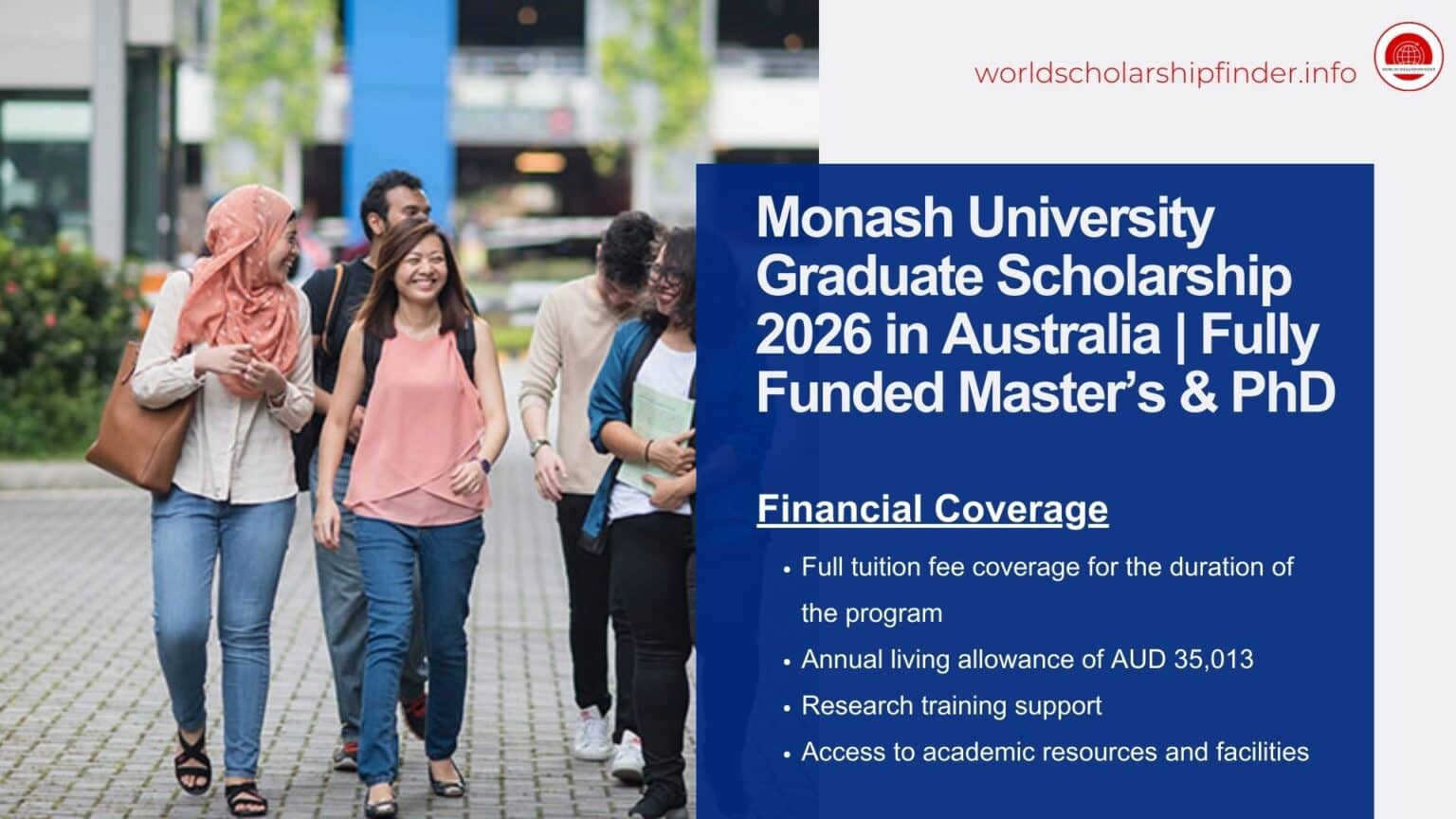Monash University Graduate Scholarship 2026 in Australia | Fully Funded ...