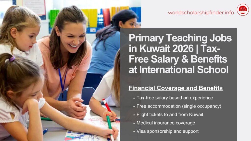 Primary Teaching Jobs in Kuwait 2026 | Tax-Free Salary & Benefits at ...